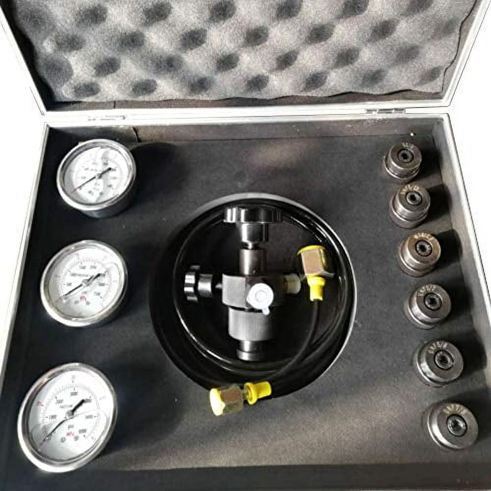 Hydraulic Pressure Gauge Test Kit, Hydraulic Nitrogen Accumulator ...