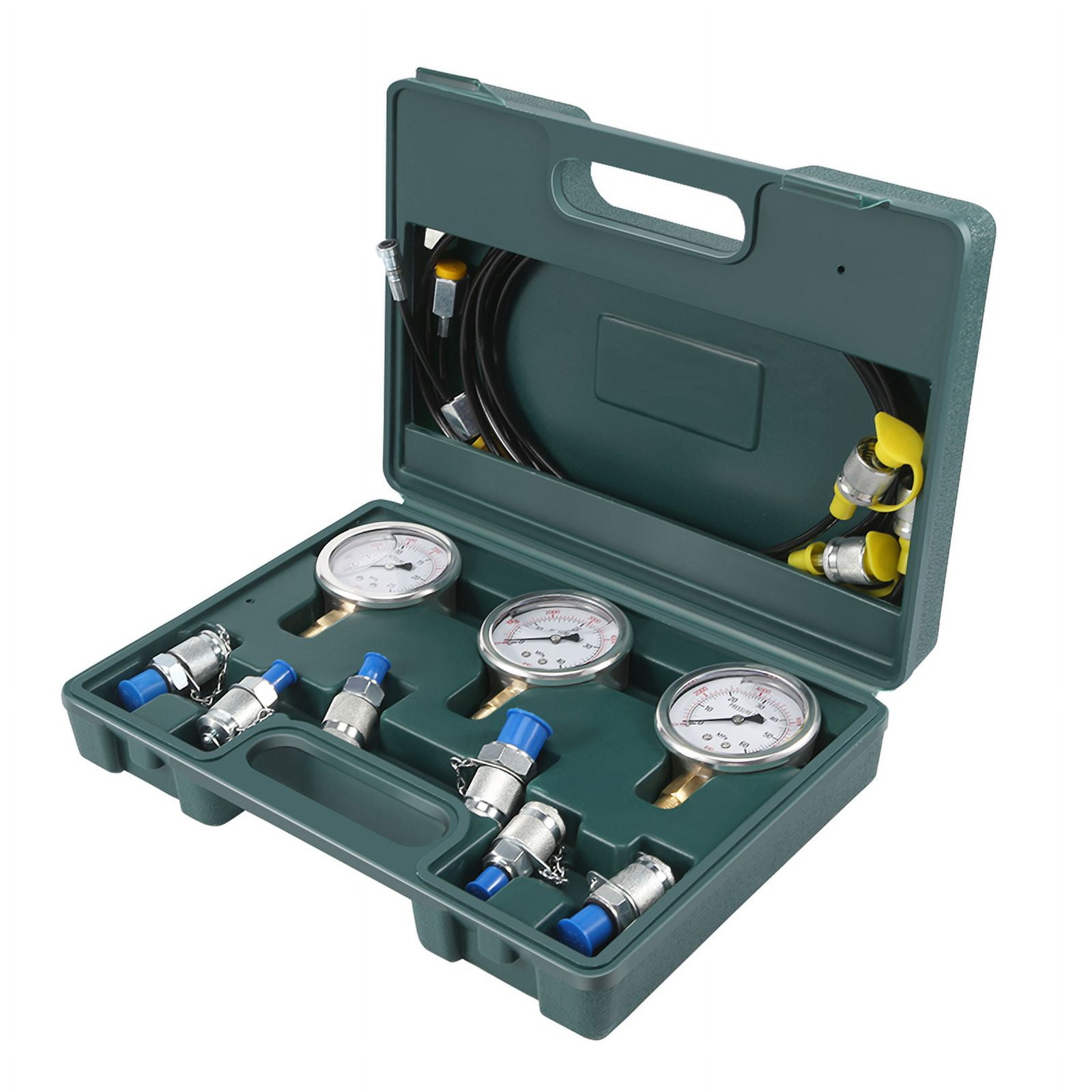 Hydraulic Pressure Guage Excavator Hydraulic Pressure Test Kit With ...