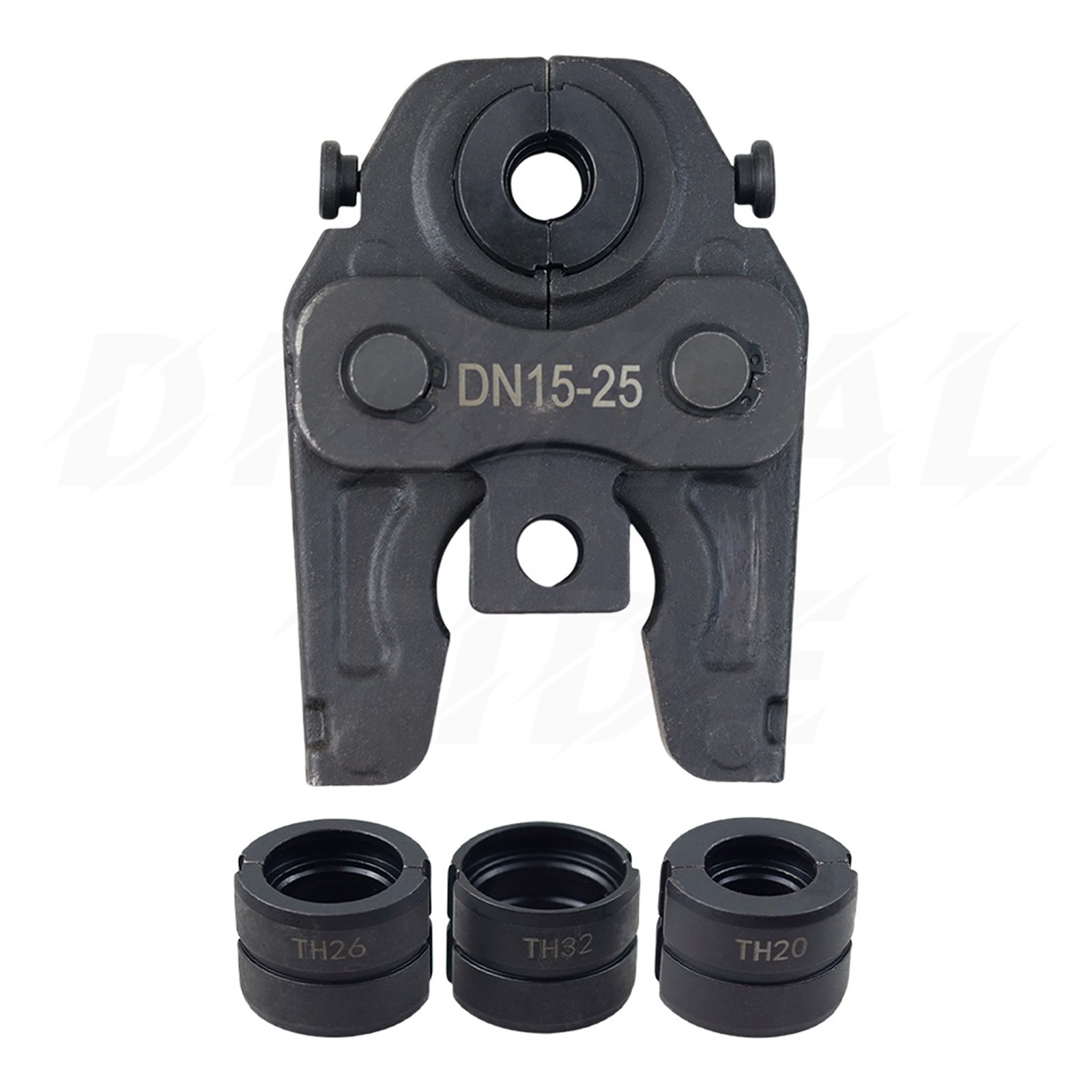 Hydraulic Pressure Pipe Fittings Hardened Steel Press Jaw Contour ...