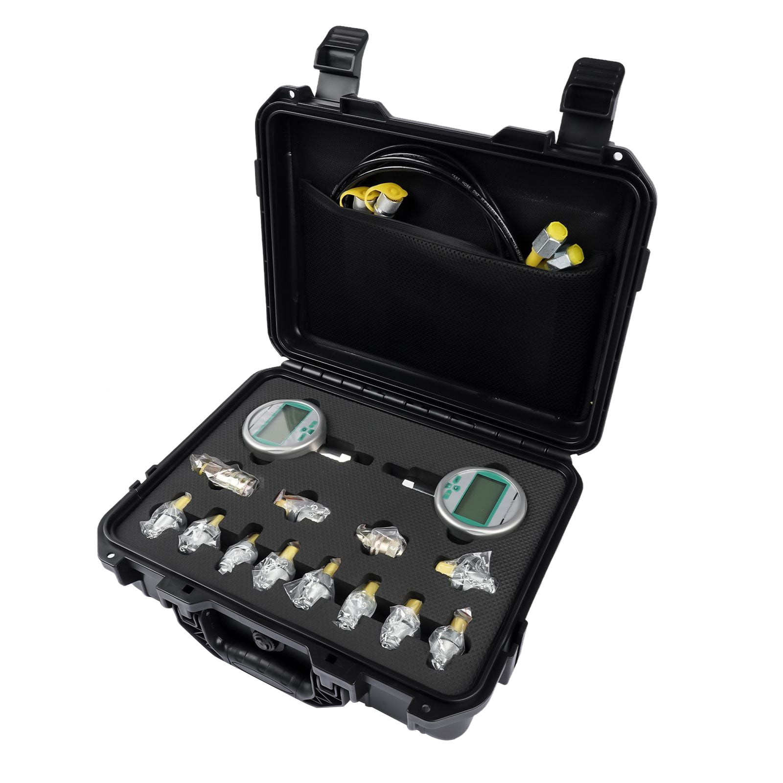 Hydraulic Pressure Test Kit for Excavator - 80MPa Digital Gauge ...