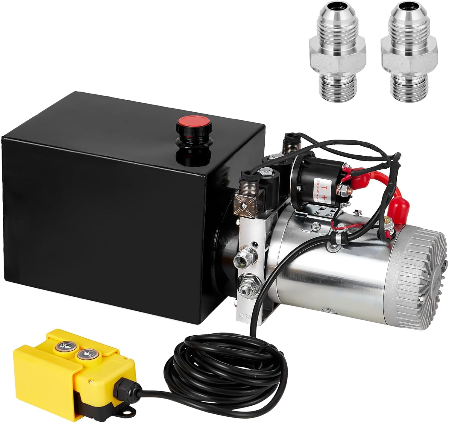Hydraulic Pump 10 Quart Double Acting for Dump Trailer Car Lifting ...