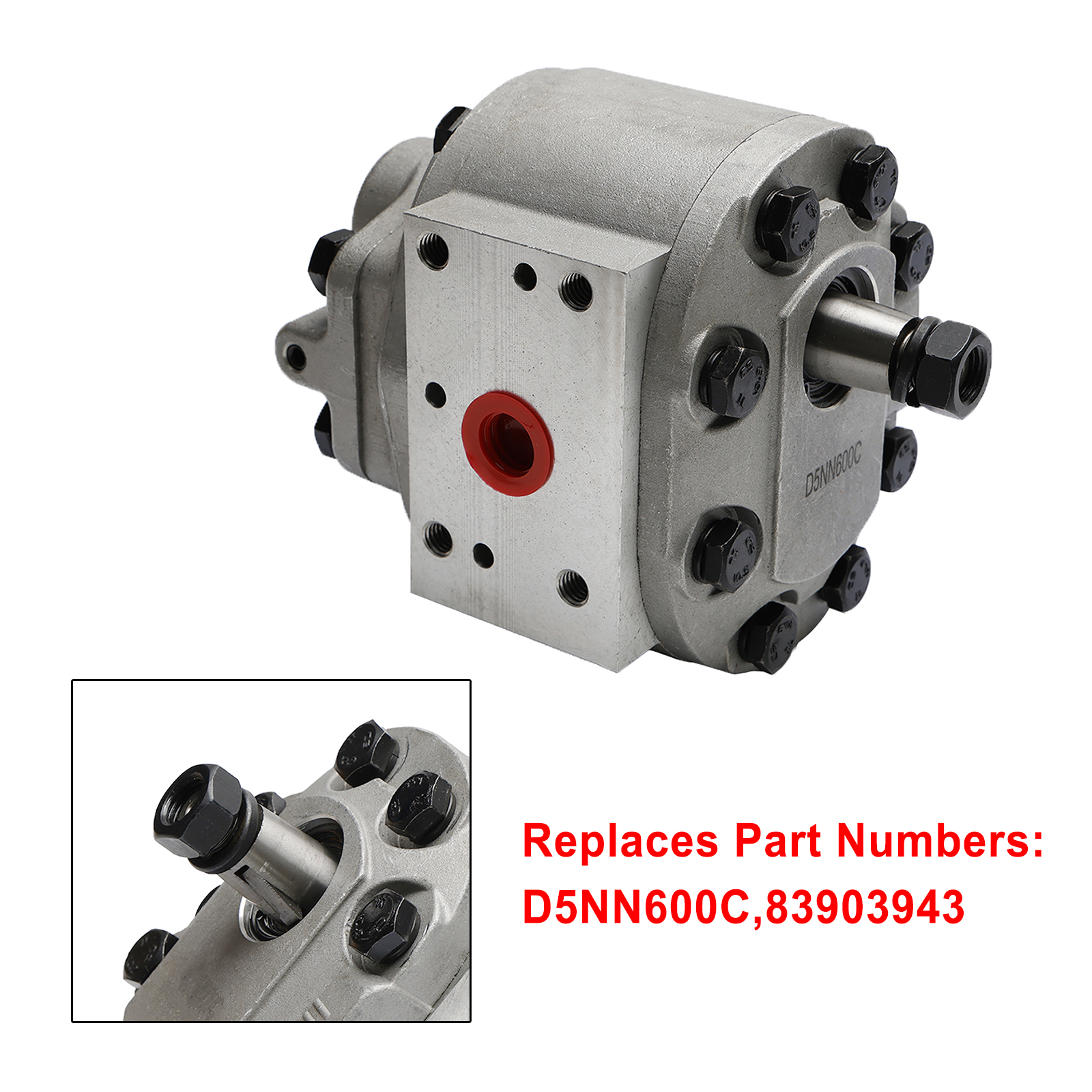 Hydraulic Pump D5NN600C For Ford Tractors 8000 8600 8700 9000 9600 9700 - Walmart.com