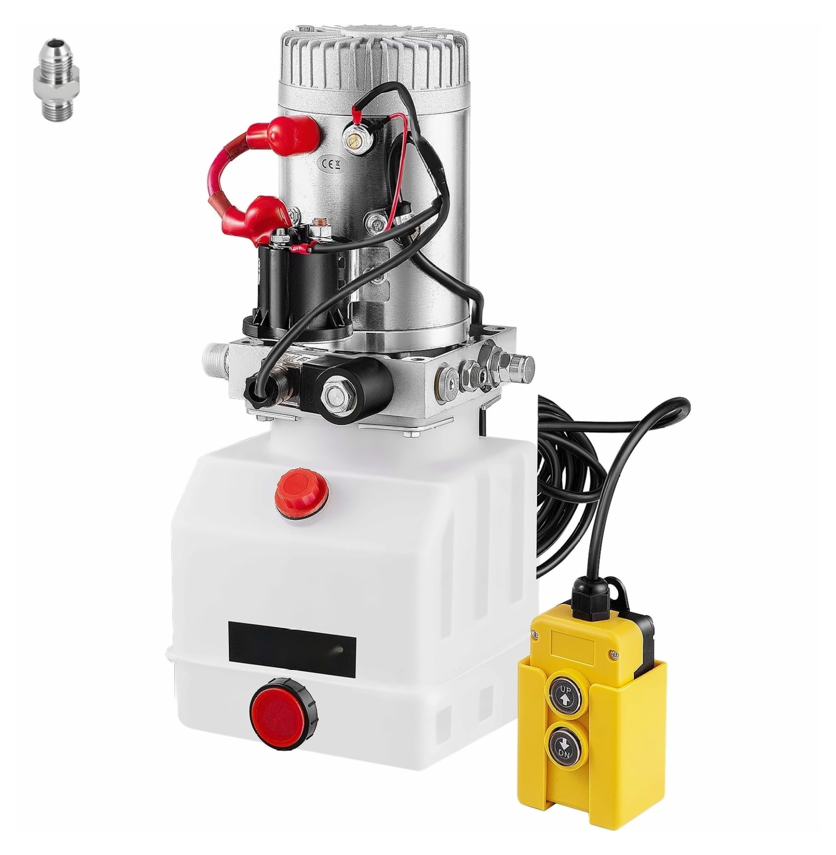 Hydraulic Pump Electric 12V 4 Quart Single Acting for Dump Trailer ...
