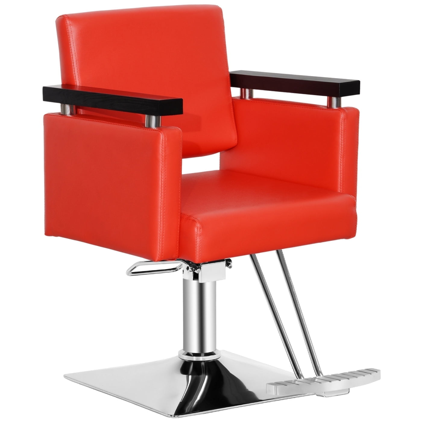Hydraulic Pump Salon Barber Chair, 360° Swivel with Footrest for Hair ...