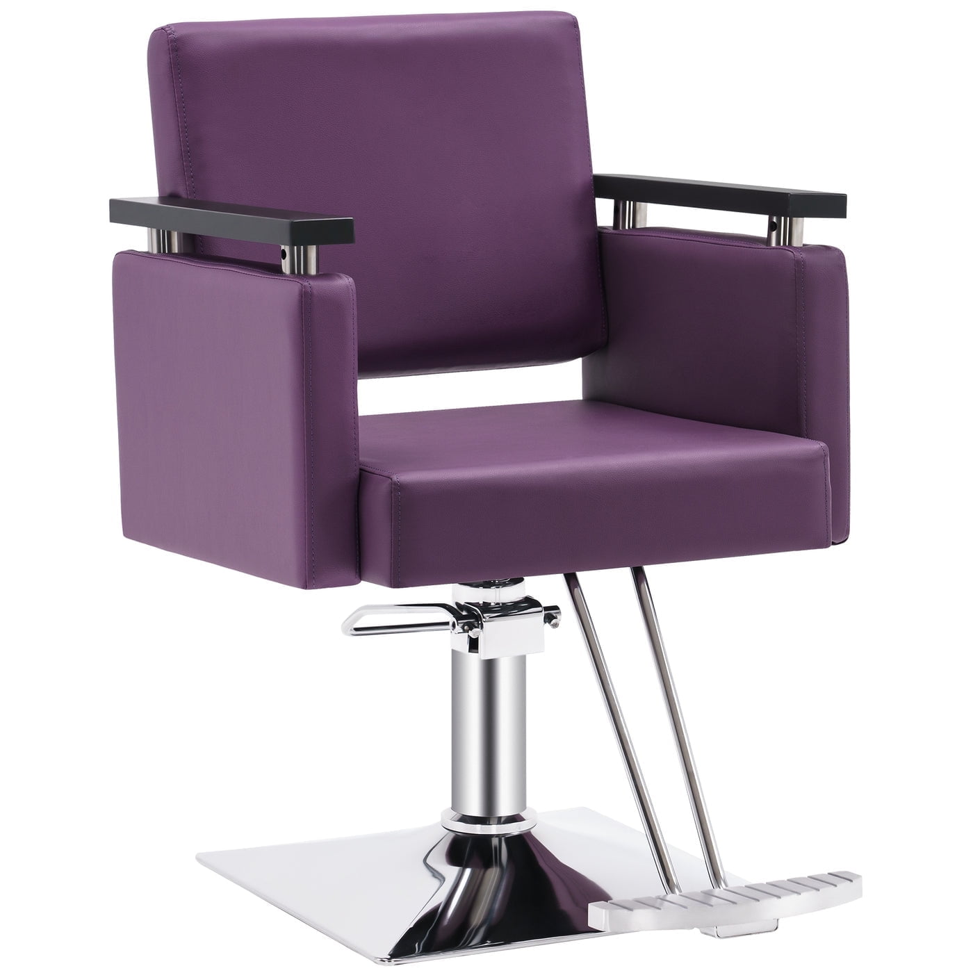 Hydraulic Pump Salon Barber Chair, 360° Swivel with Footrest for Hair ...