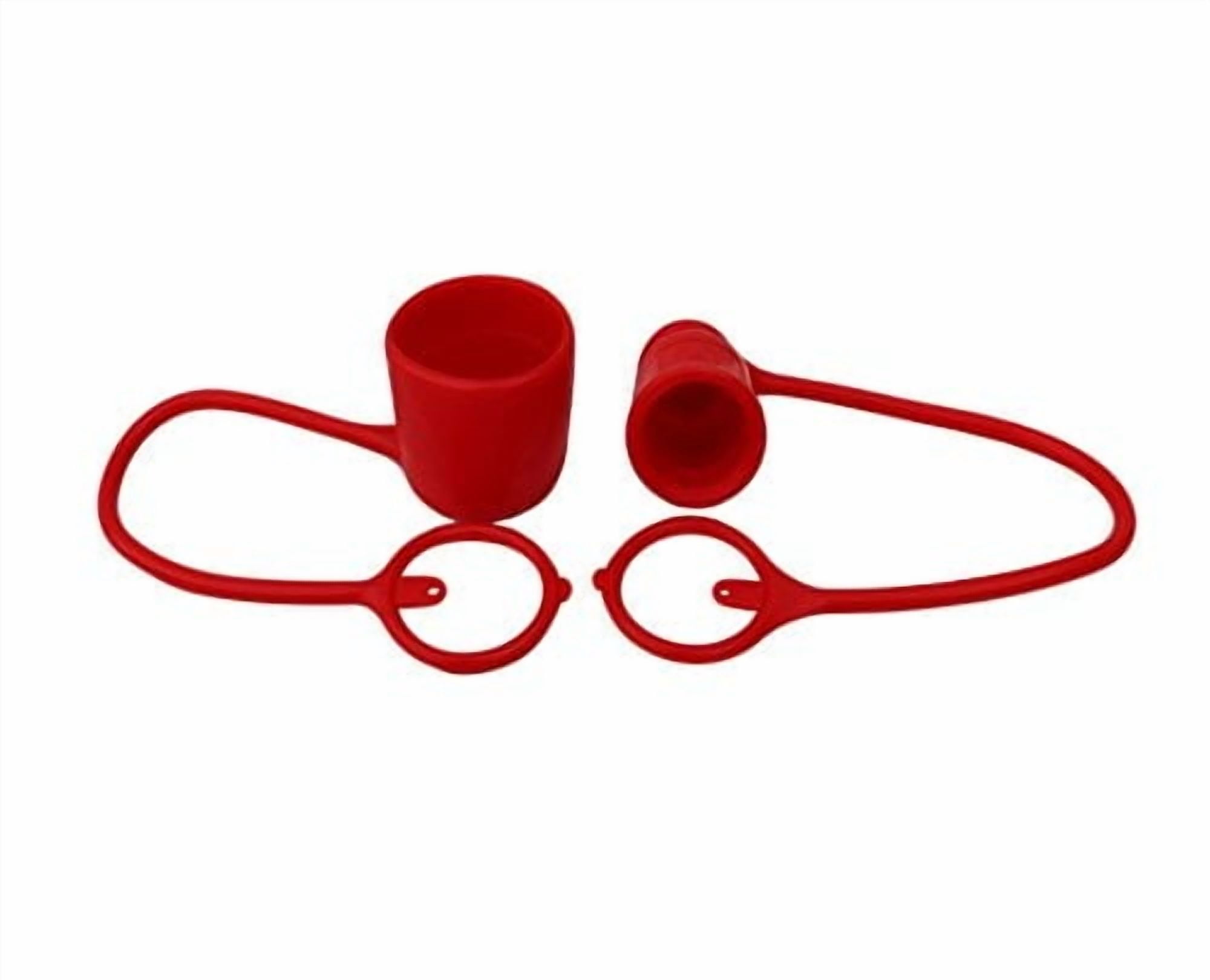 Hydraulic Quick Coupler Rubber Caps Plug Set - For Flat Face Skid Steer ...