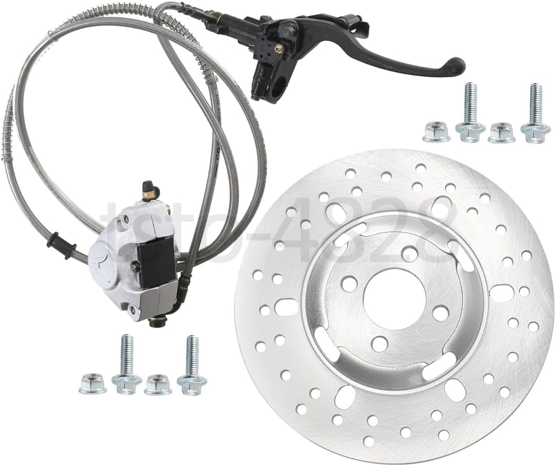 Hydraulic Rear Disc Brake Caliper Assembly, Go Kart Brake Kit for GY6 ...