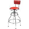 Hydraulic Shop Stool, High-Polished Chrome Finish, Hydraulic Seat ...