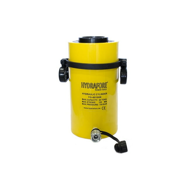 Hydraulic Single-acting Hollow Ram Cylinder (60tons - 4") (YG-60100K ...