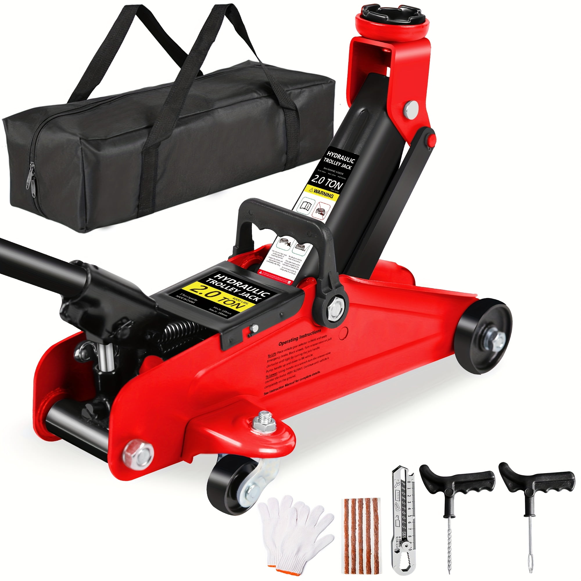 Hydraulic Trolley Car Floor Quick Rise Piston Pump Low Profile, Car ...