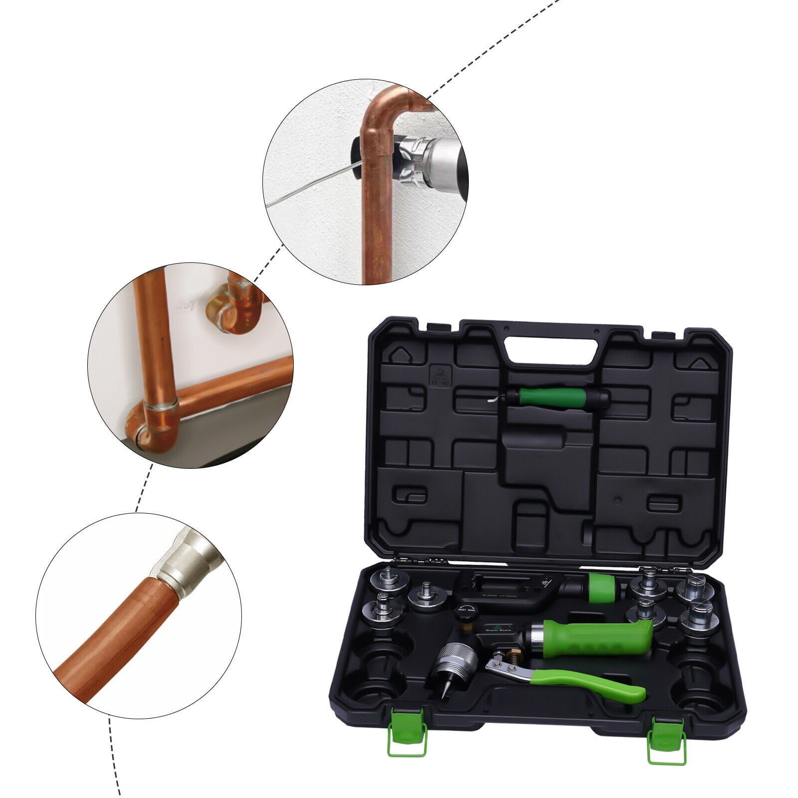 Hydraulic Tube Expander Compact Swaging Tool Kit with Tube Cutter ...