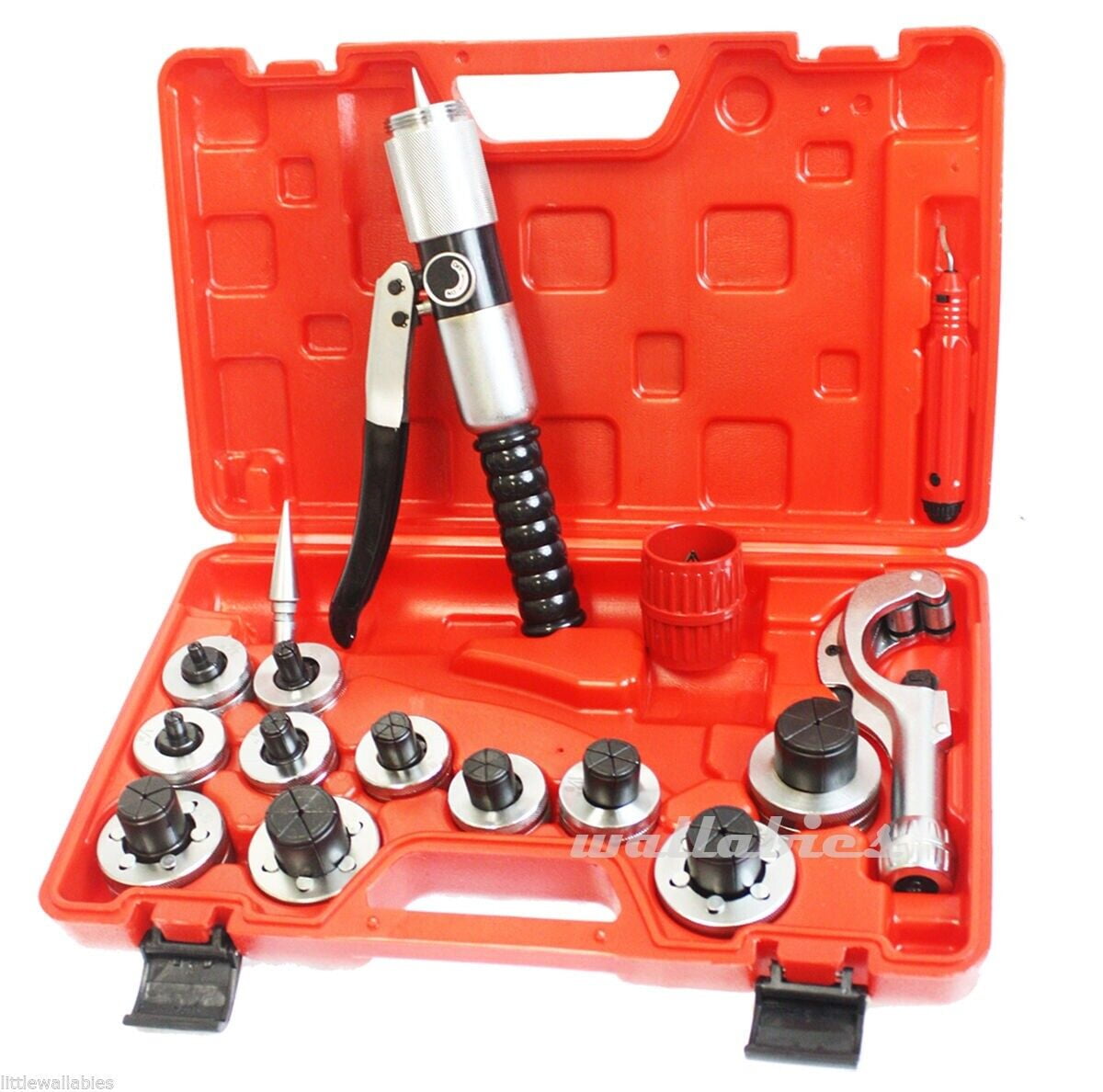 Hydraulic Tubing 11 Lever Tools Expander Swagging Piping 3/8"-1-5/8 ...