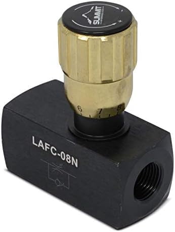 Hydraulic in-Line Adjustable Variable Flow Control Valve w/Free Rev ...