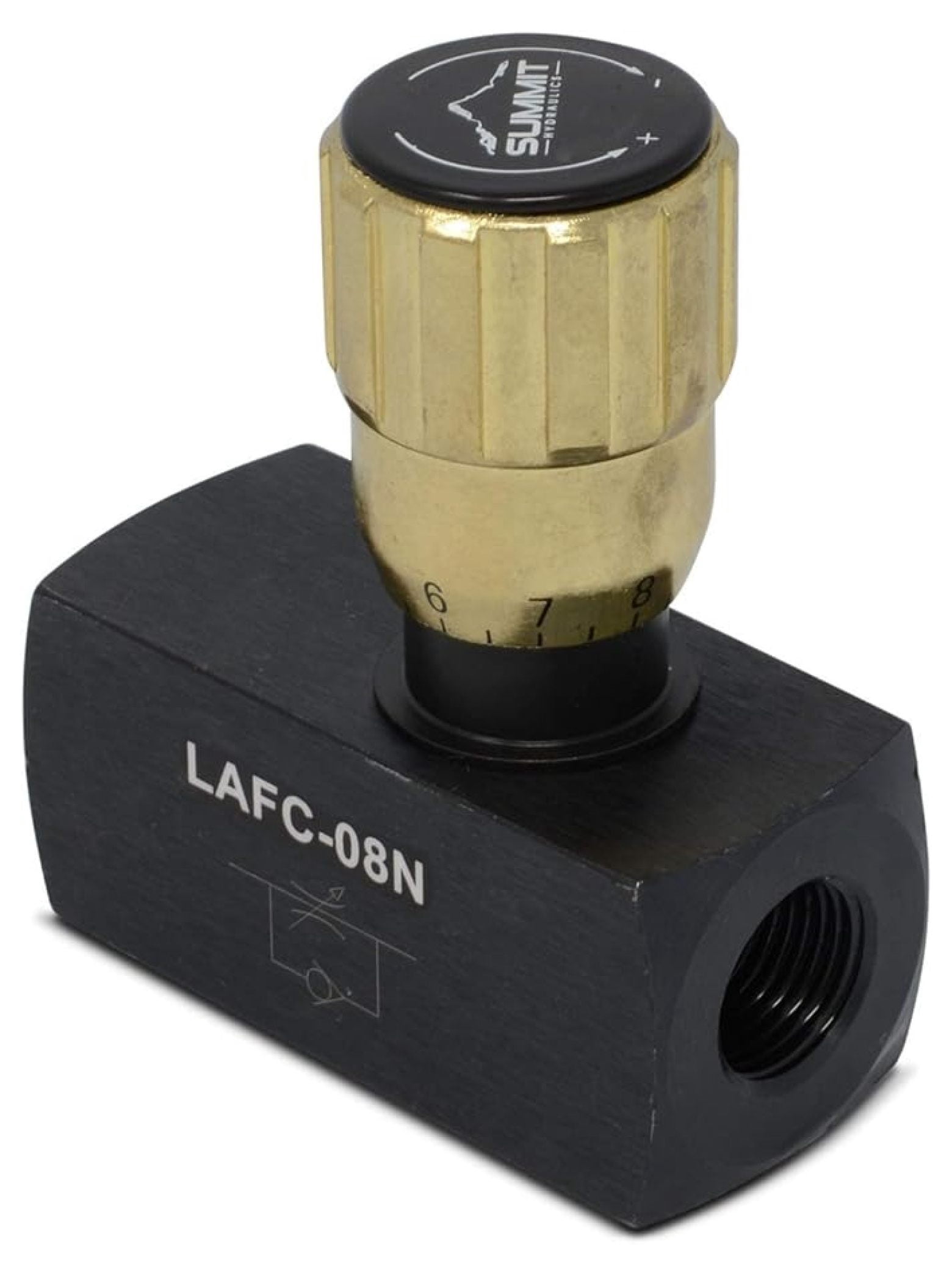 Hydraulic in-Line Adjustable Variable Flow Control w/Free Flow, 1/2 ...