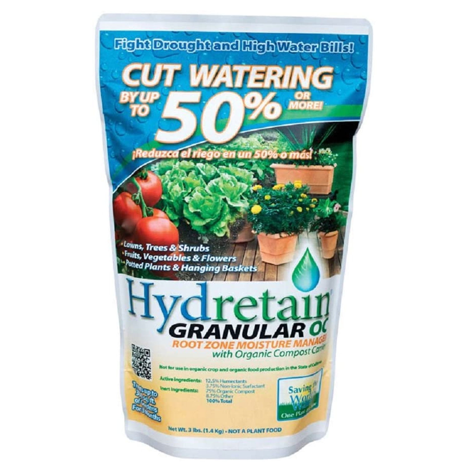 Hydretain Moisture Manager Granular OC, Lawn and Garden Compost ...