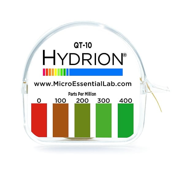 Hydrion Quat Test Kit,7 1/2 in L,0 to 400 ppm Quatstart - Walmart.com