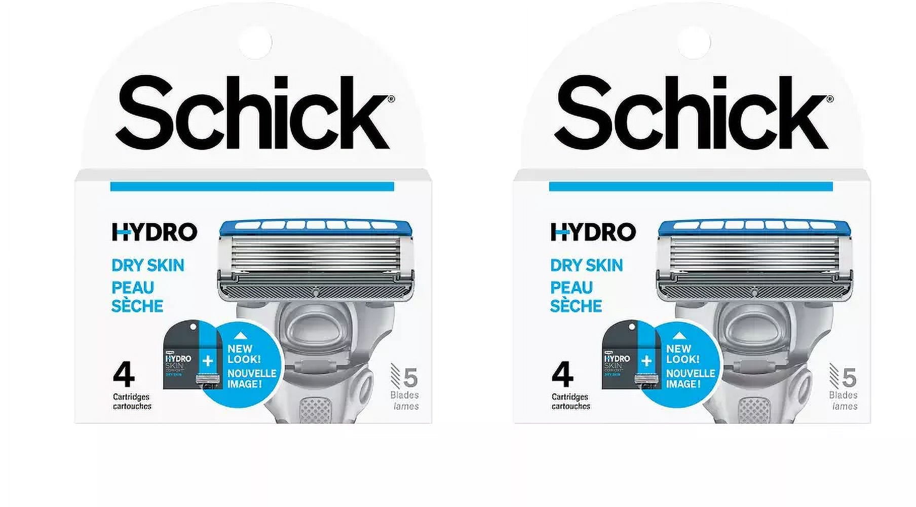 Hydro 5 Blades Razor Refills, Dry Skin - 8 Cartridges - Walmart.com