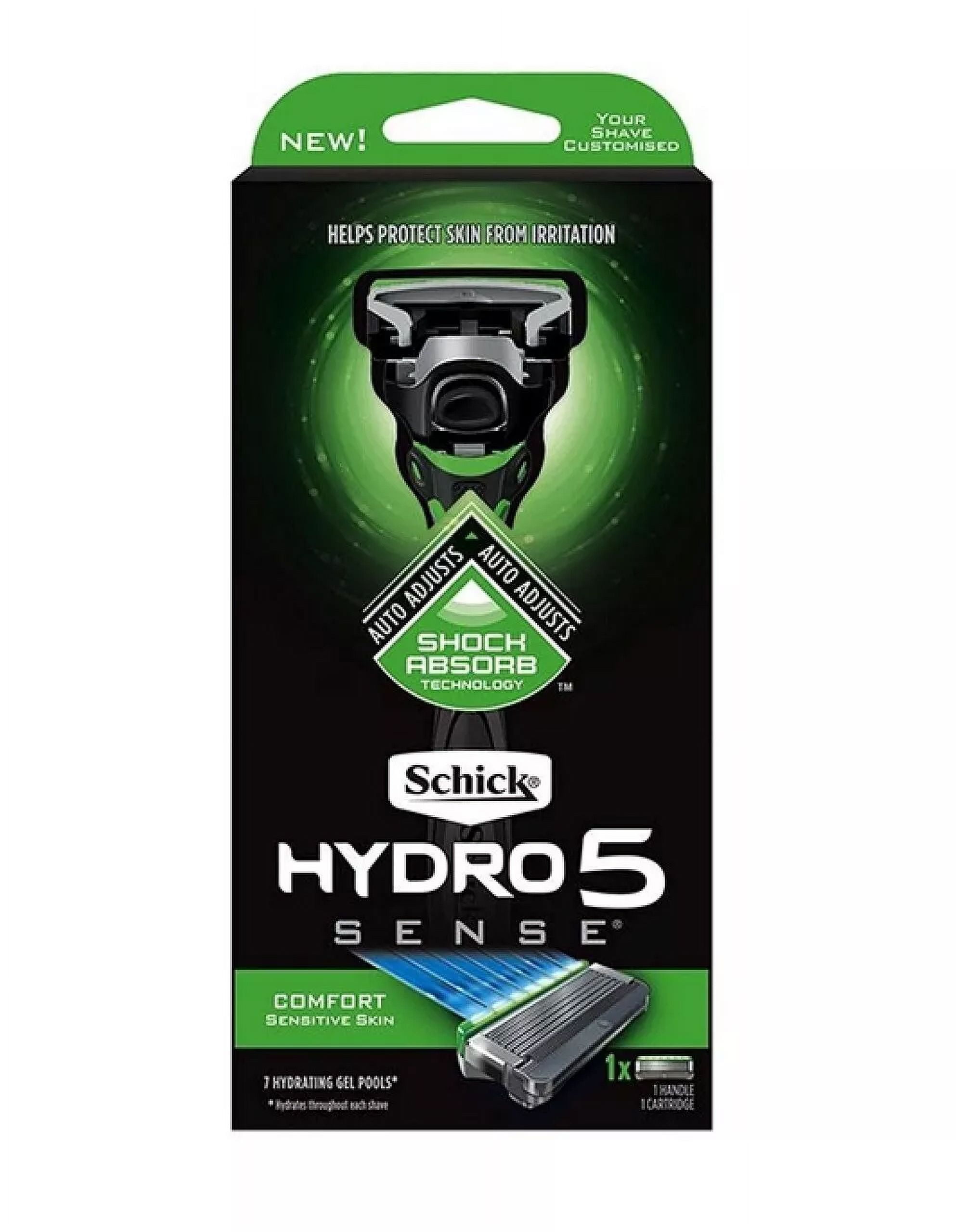 Hydro 5 Sense Sensitive Skin Razor - 1 Handle with 1 Cartridge ...