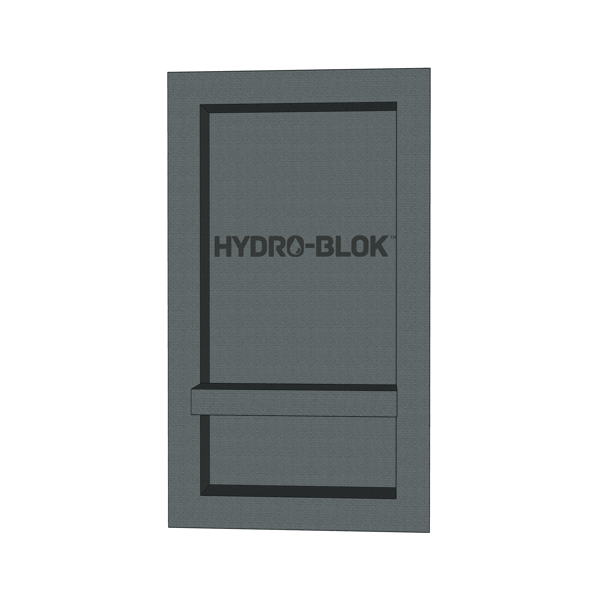 Hydro-Blok 16" x 28" Recessed Shower Niche - Walmart.com