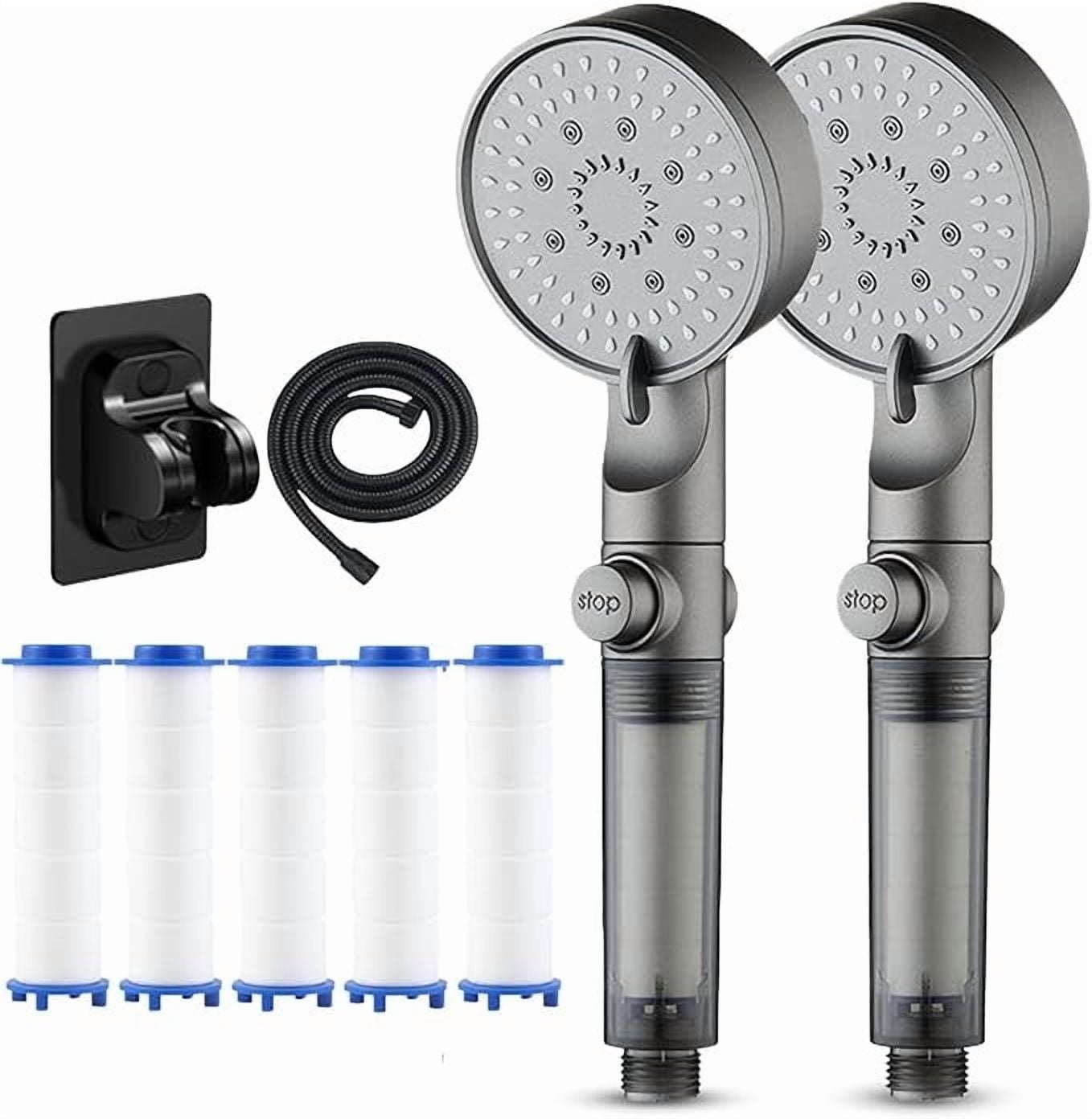 Hydro Boost High Pressure 5-Mode Filtered Shower Head, Filtered Shower ...