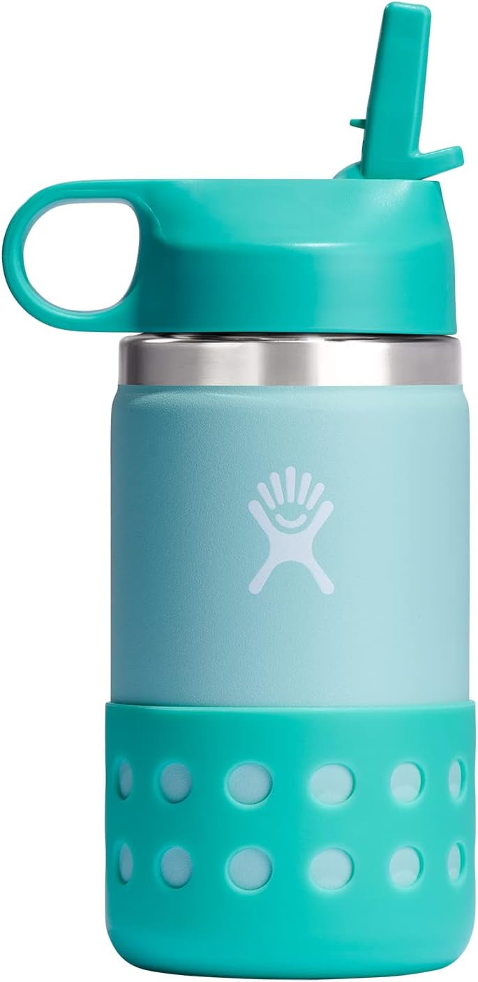Hydro Flask 12 Oz Kids Wide Mouth Straw Cap And Boot Dew - Walmart.com