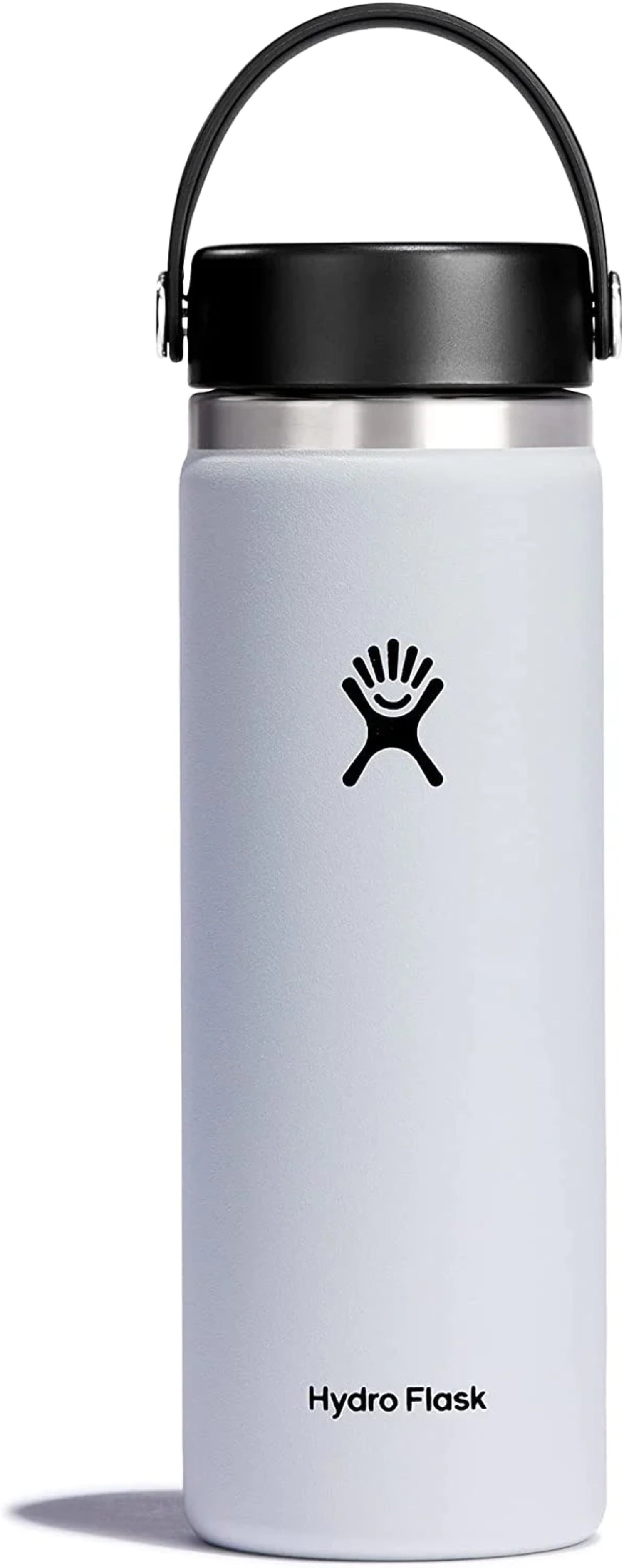 Hydro Flask 20 oz Wide Mouth Bottle with Flex Cap - White - Walmart.com