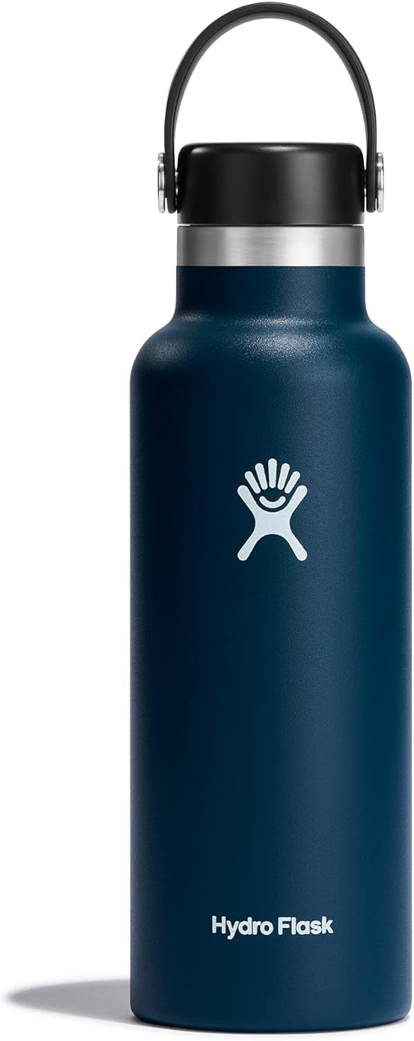 Hydro Flask Standard Mouth Flex Cap Insulated Water Bottles,18 oz ...