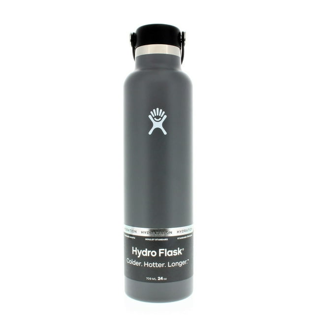 Hydro Flask Standard Mouth Water Bottle with Flex Cap Stone 24oz/709ml ...