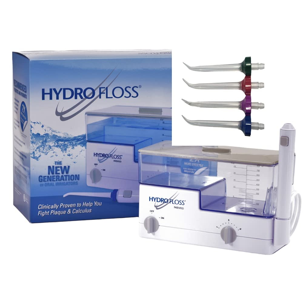 Hydro Floss New Generation RRF12 Oral Irrigator Bundle with Sulcus Tips - Walmart.com
