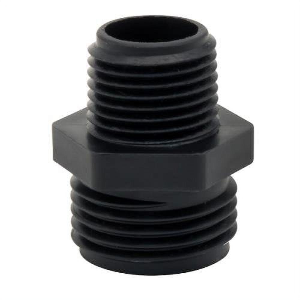Hydro Flow 3/4" GHT x 1/2" NPT Adapter - Walmart.com