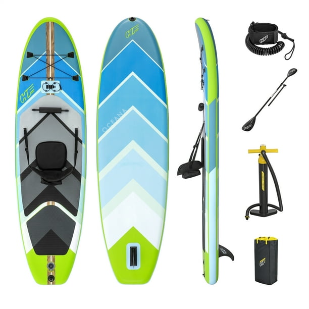 Hydro-Force Oceana Inflatable Convertible Stand-Up Paddleboard and ...