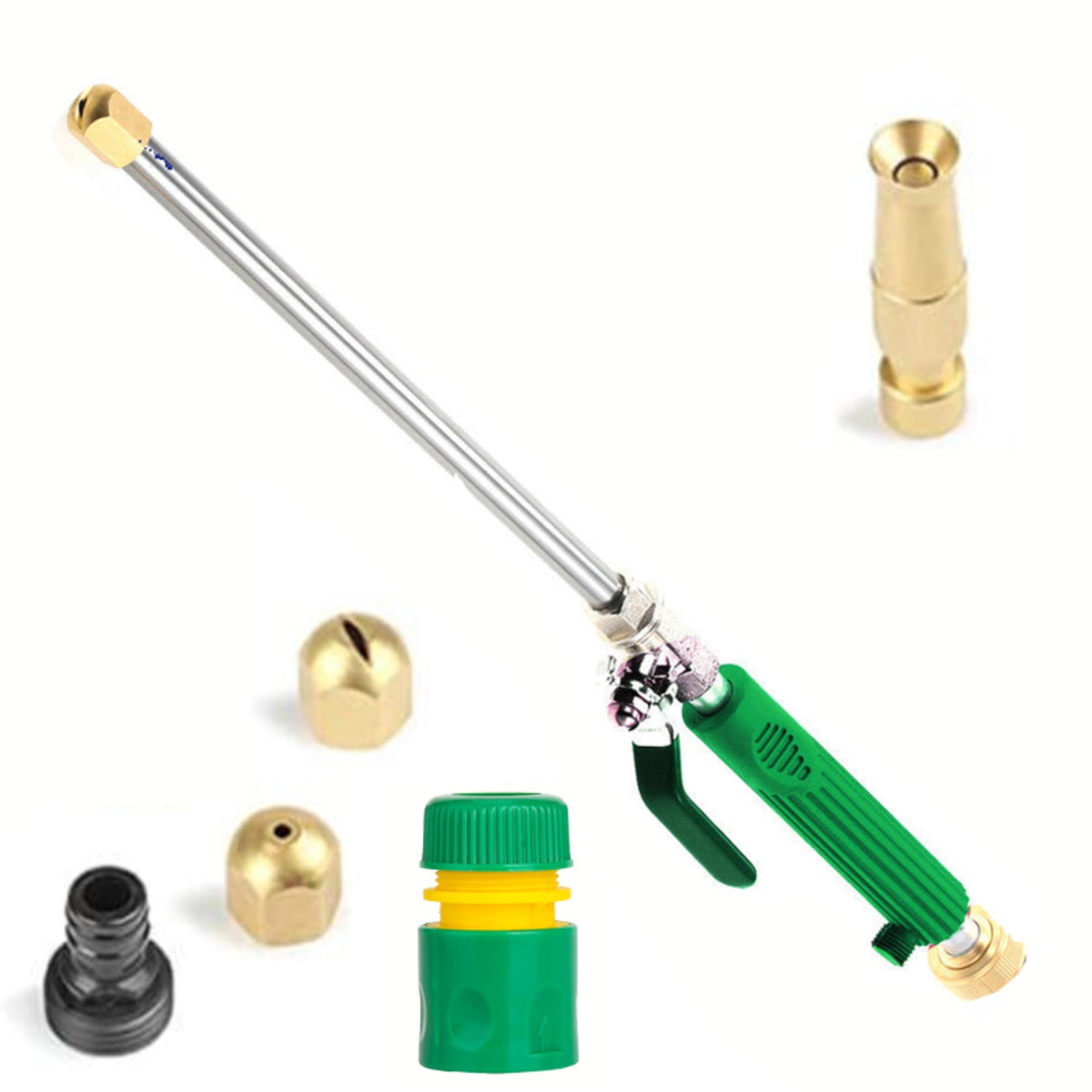 Hydro Jet Nozzle Power Washer for Garden Hose, High Pressure Power ...