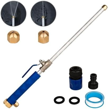 Hydro Jet Washer, 2-in-1 Hydro Jet Nozzle for Garden Hose，High Pressure ...