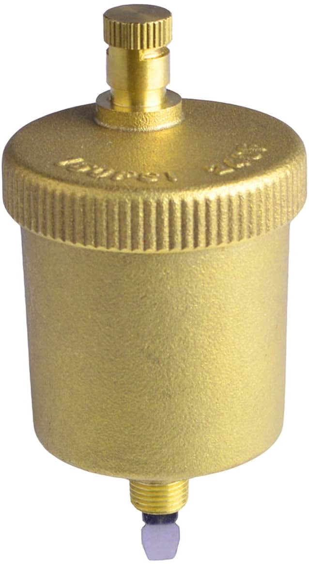 Hydro Master 1/8 inch Automatic Air Vent Valve, Brass Auto Float Valve ...