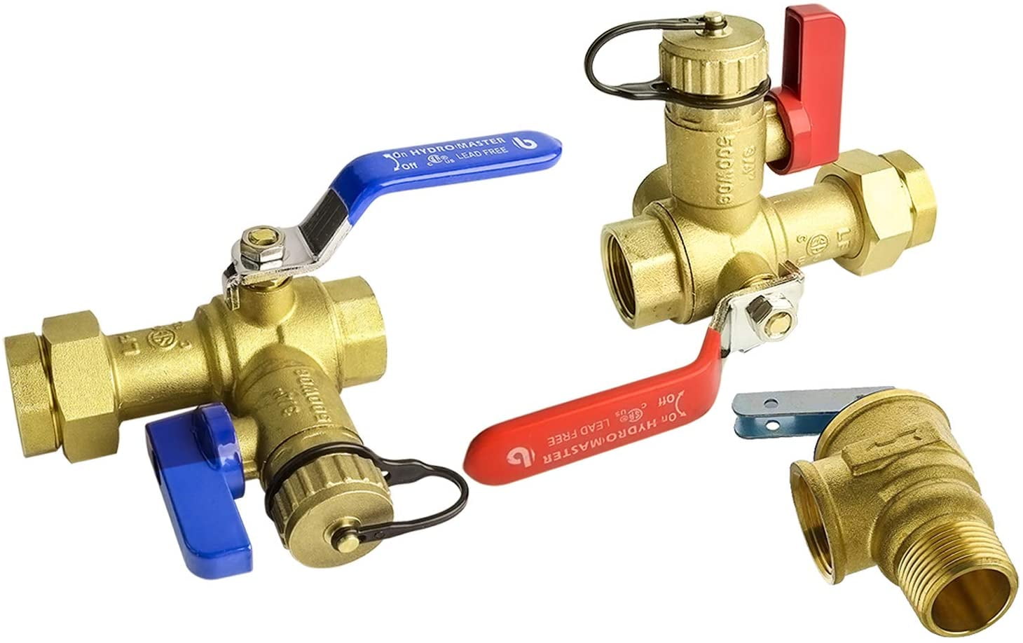 Hydro Master Tankless Water Heater Service Valve Kit, 3/4-Inch IPS ...