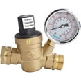 Hydro Master Lead-Free Brass Water Pressure Regulator for RV Camper ...