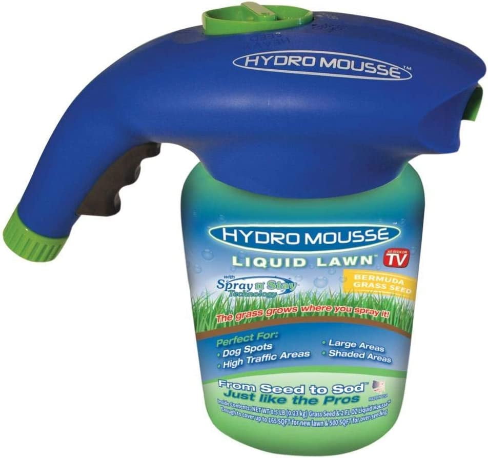 Hydro Mousse Liquid Lawn System - Bermuda Rye Mixture - Grow Grass ...