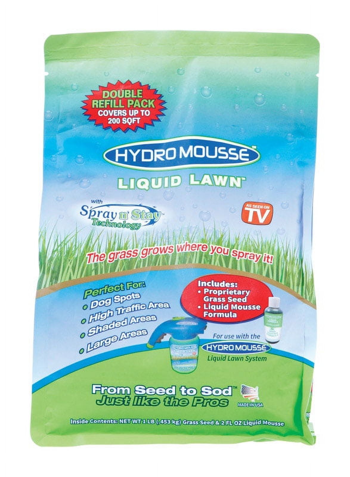 Hydro Mousse Refill Bag Original Grass Seed Mix - Walmart.com