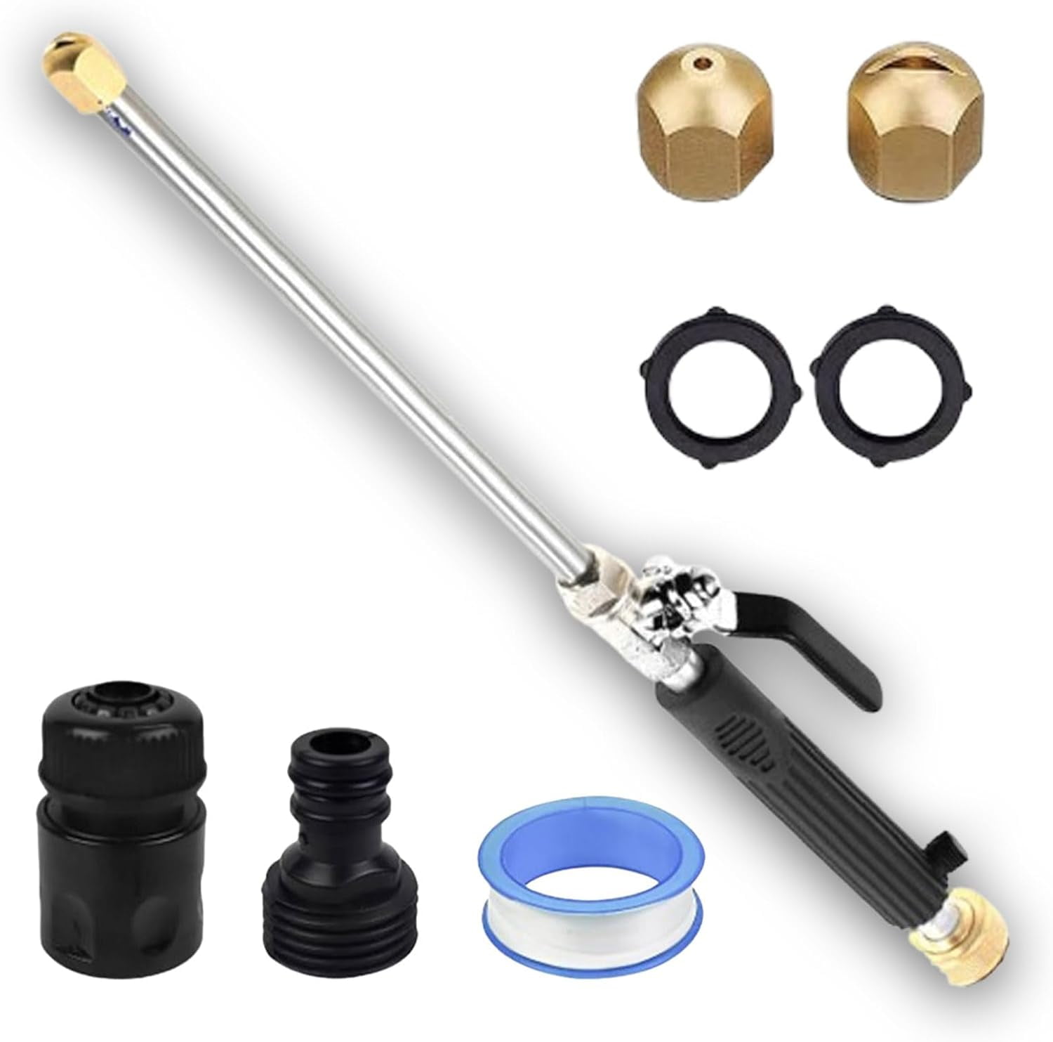 Hydro Nozzle, 2-in-1 Portable Power Washing Nozzle with Hydronozzle ...