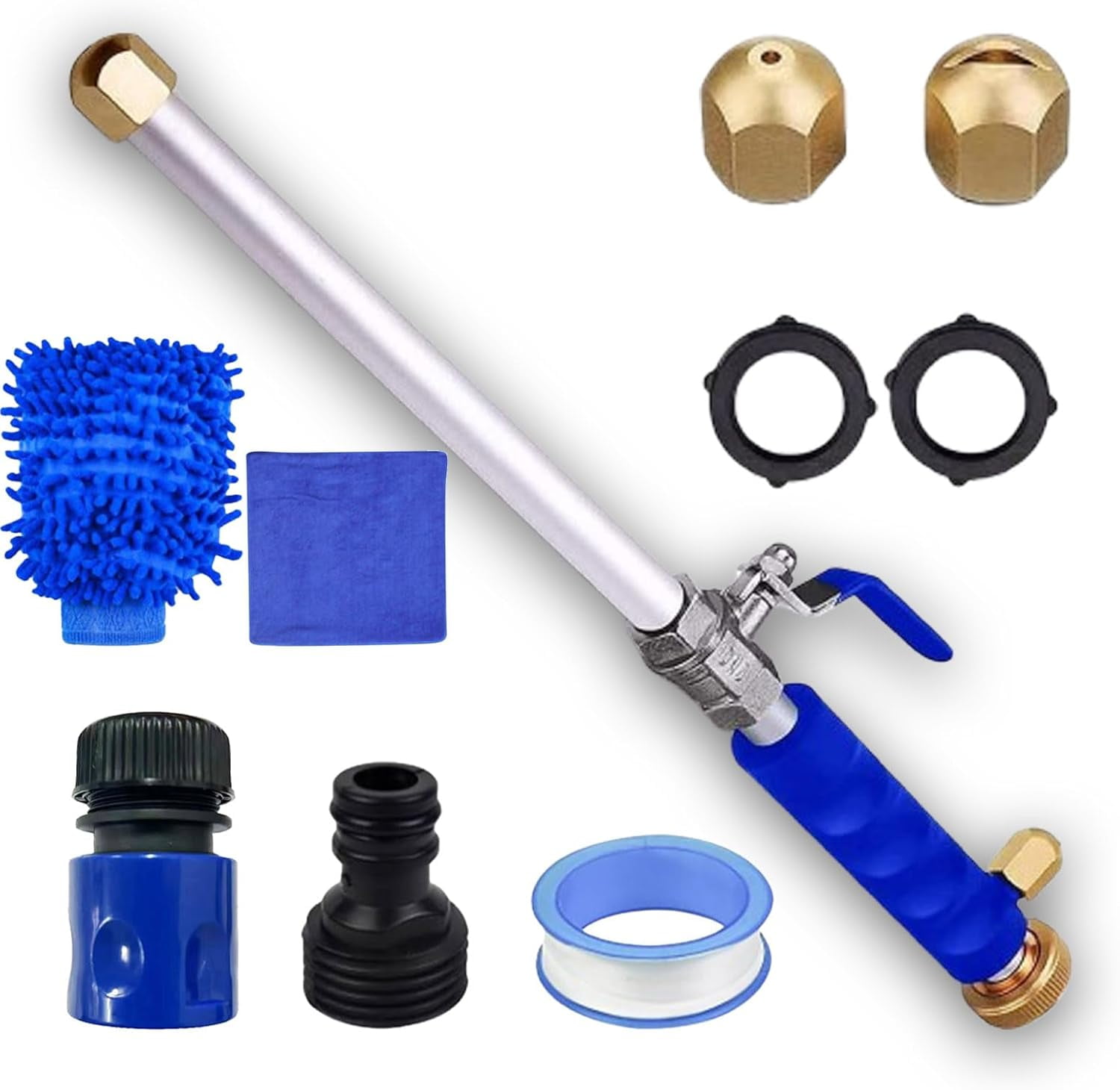 Hydro Nozzle, 2-in-1 Portable Power Washing Nozzle with Hydronozzle ...