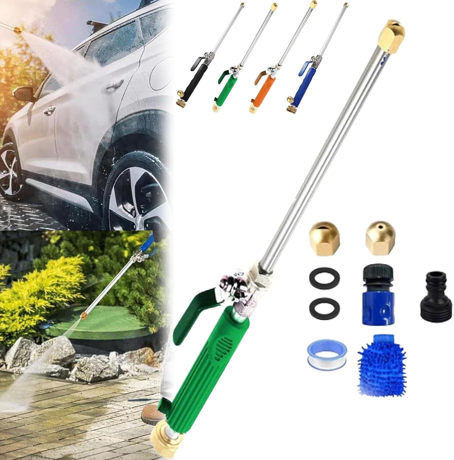 Hydro Nozzle 3000 Psi, Hydronozzle Power Nozzle High-Pressure, 2-in-1 ...