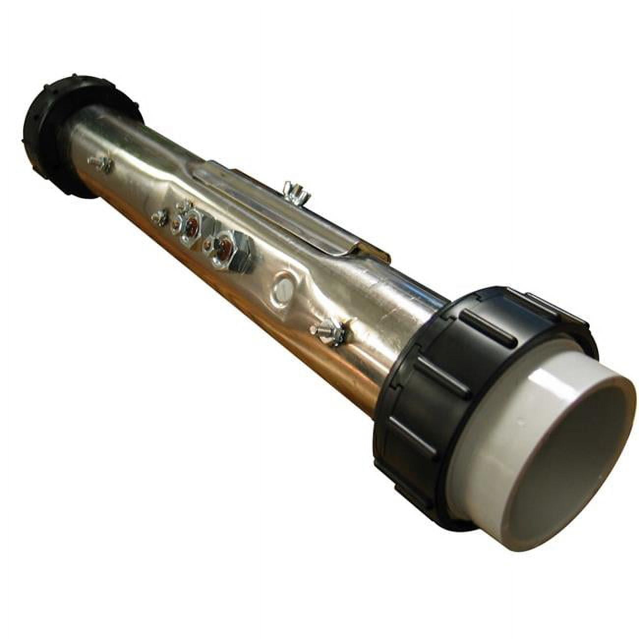 Hydro Quip 48-260032-R1 2 x 15 in. 240V 5.5kW Flo-Thru Stainless Steel ...