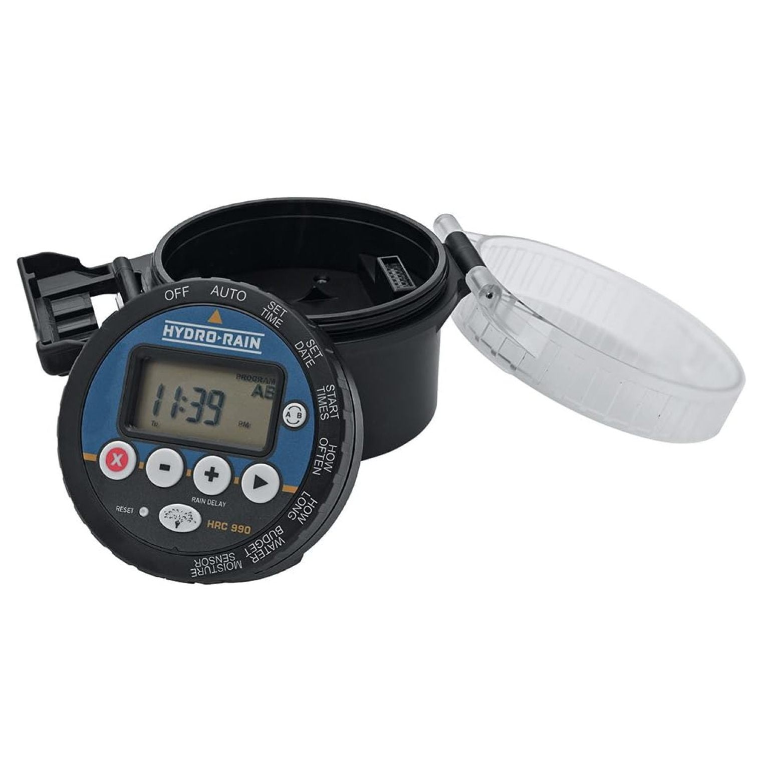 Hydro-Rain 4020 4-Station Battery-Powered Controller with 1 Solenoid 1 ...