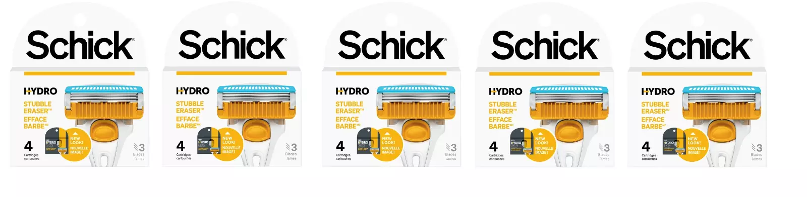 Hydro Skin Comfort Stubble Eraser Razor Refills – 20 Cartridges for ...