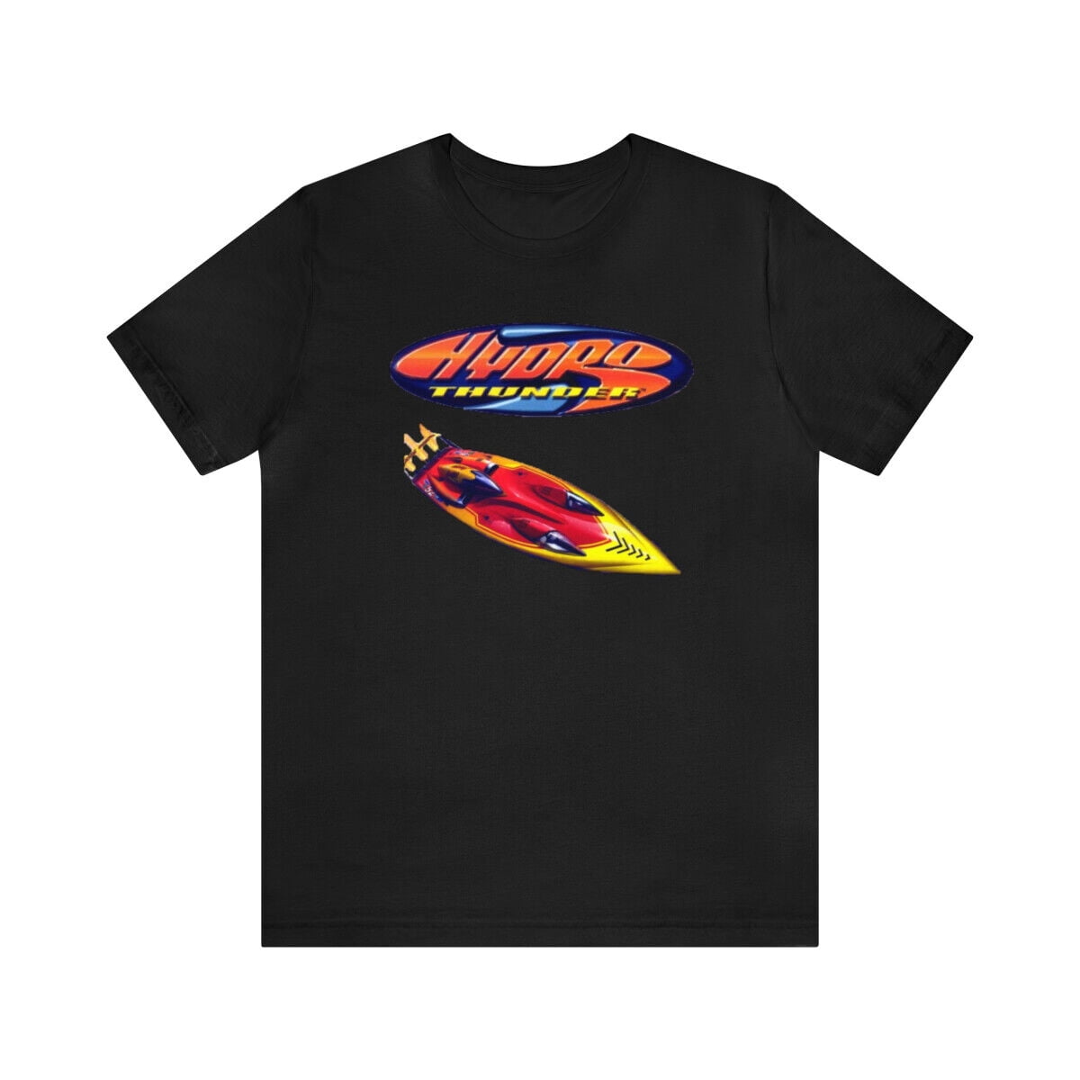 Hydro Thunder N64 Cover Art Retro Style Unisex Short Sleeve Tee T-Shirt ...