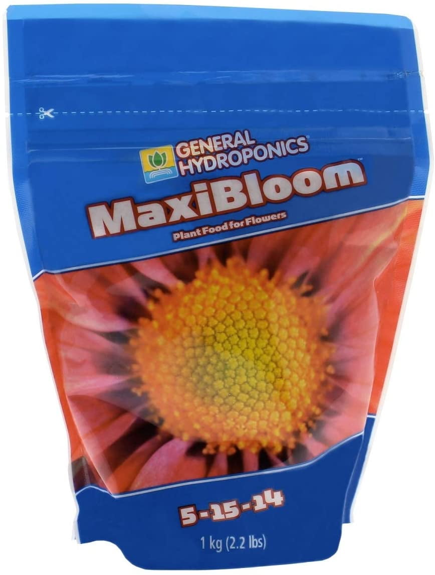 Hydro Worlds MaxiBloom Hydroponic Flowering Fertilizer, NPK 5-15-14, 2. ...