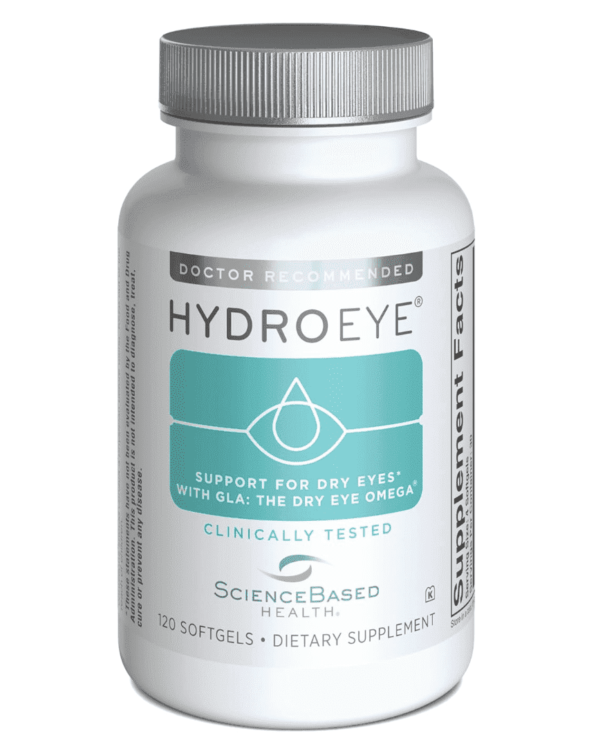 HydroEye Dry Eye Supplement - Clinically Tested Formula with GLA, EPA ...