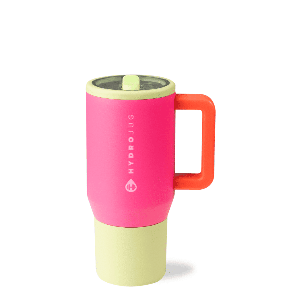 HydroJug Traveler - 20 oz Water Bottle with Handle & Flip Straw - Fits ...