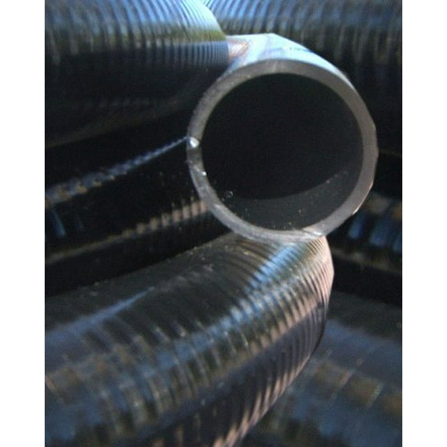 HydroMaxx 25 Feet x 1.5 Inch Black Flexible PVC Pipe, Hose and Tubing ...