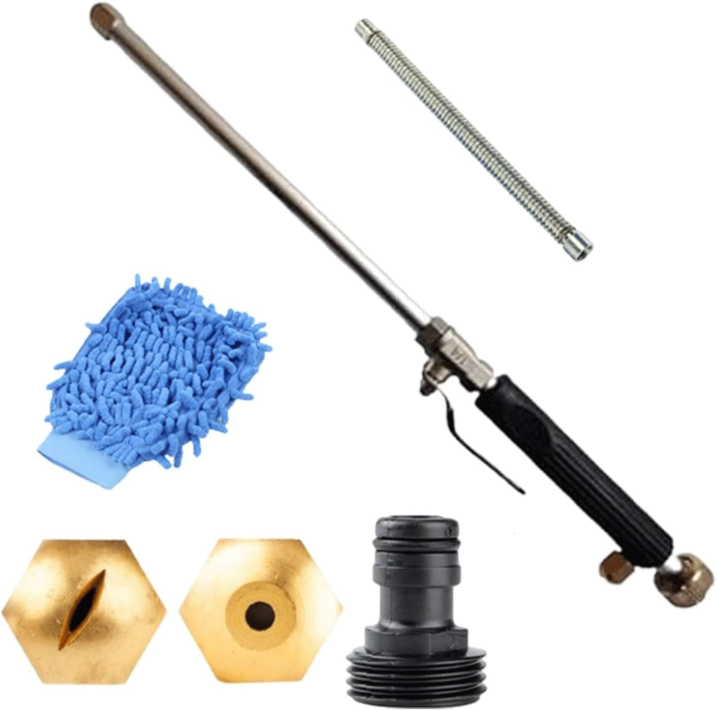 HydroNozzle 2-in-1 Portable Power Washing Nozzle with Hydro Nozzles ...